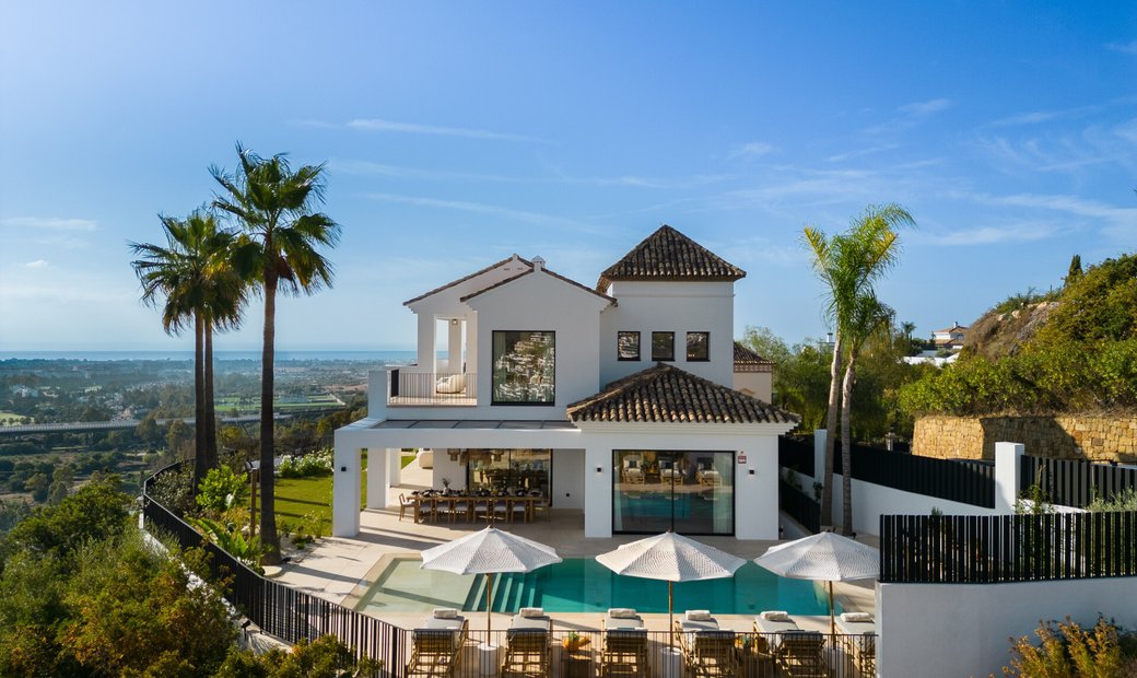 Hilltop Mansion With Amazing Sea Views In La In Artola, Andalusia ...