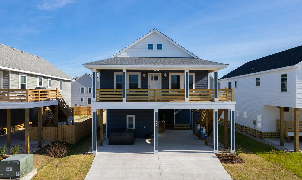 New Construction In Dans Kill Devil Hills, Caroline Du Nord, états Unis ...