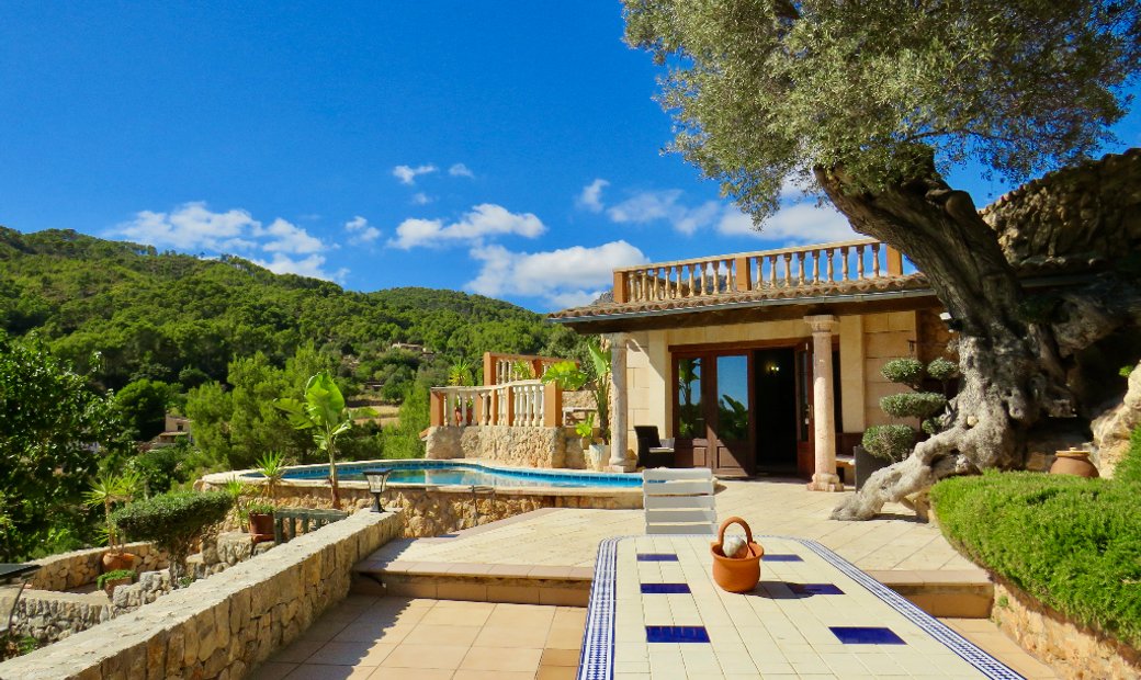 Stunning Finca With Incredible Mountain And In Andratx, Balearic ...