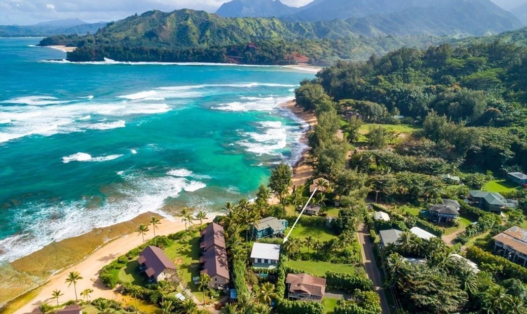 Lush Oceanfront Home On Picture Perfect Kauai In Kapaʻa, Hawaii, United ...