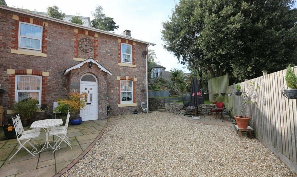 Victorian Stone Cottage Maintaining Many In Torquay, England, United ...