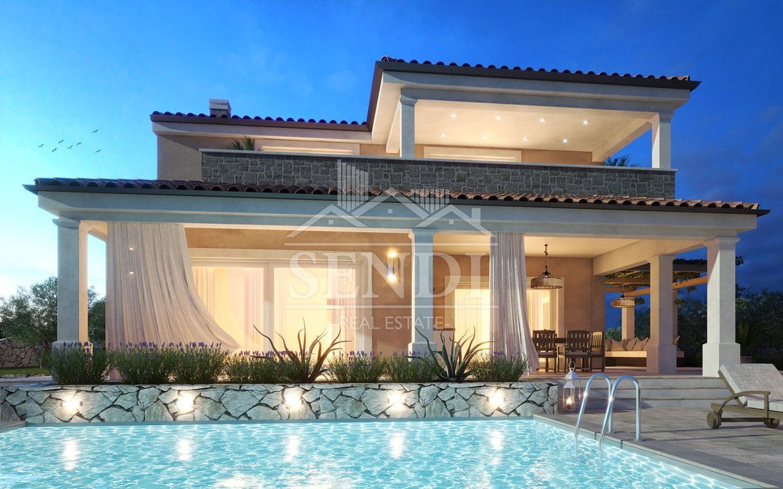 House Loznati, Cres, 324,08m2 In Cres, Primorje Gorski Kotar County ...