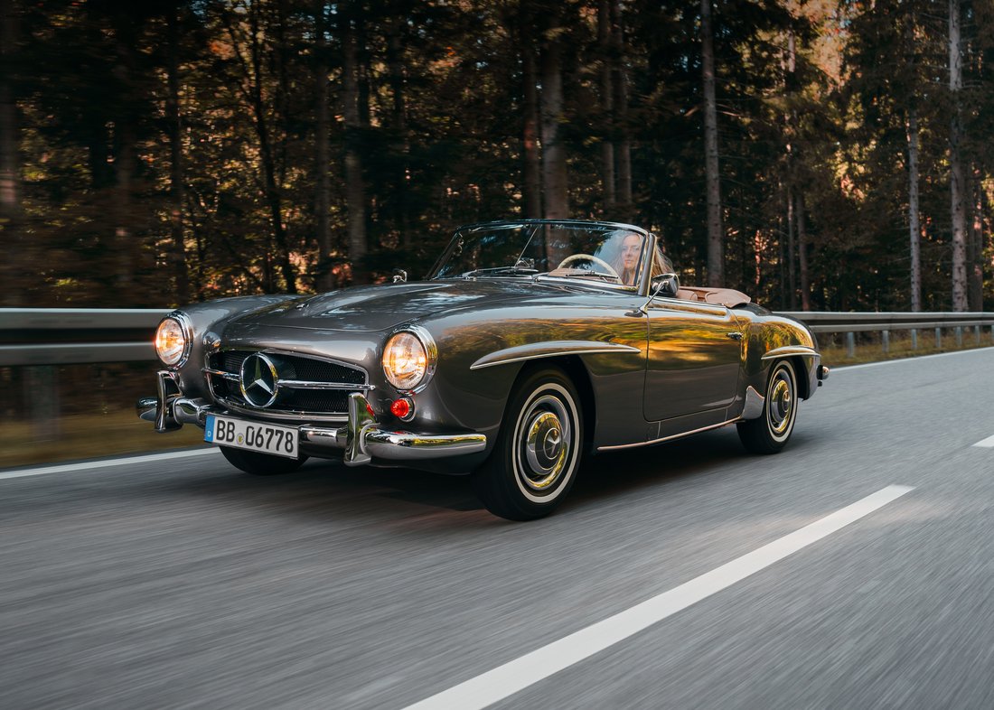 Elegantes Benz 190 Sl Bilder
