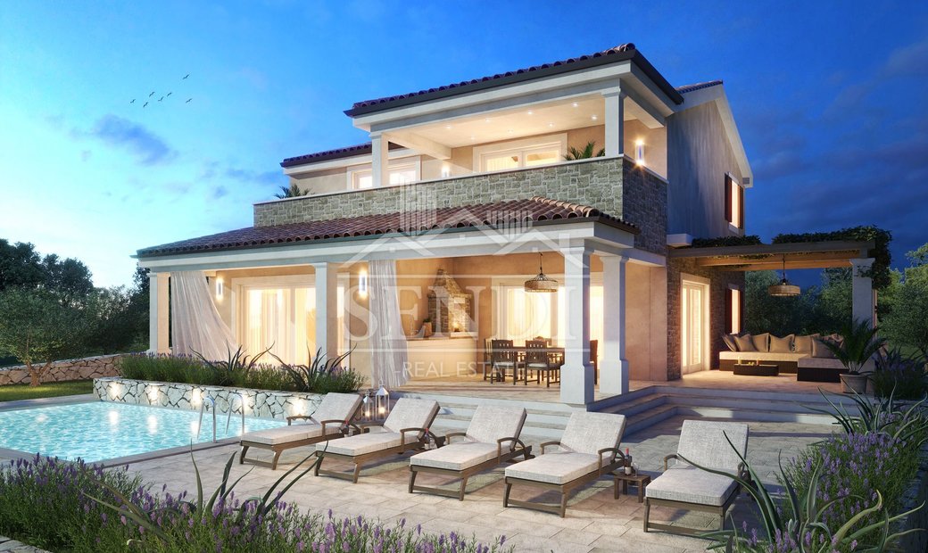 House Loznati, Cres, 324,08m2 In Cres, Primorje Gorski Kotar County ...