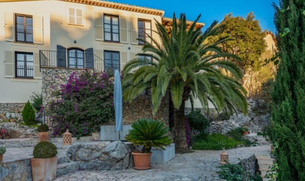 Delightful House With Sea Views And In Puigpunyent, Balearic Islands ...