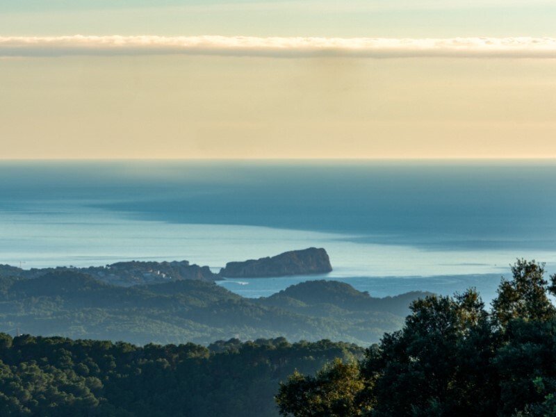 Delightful House With Sea Views And In Puigpunyent, Balearic Islands ...