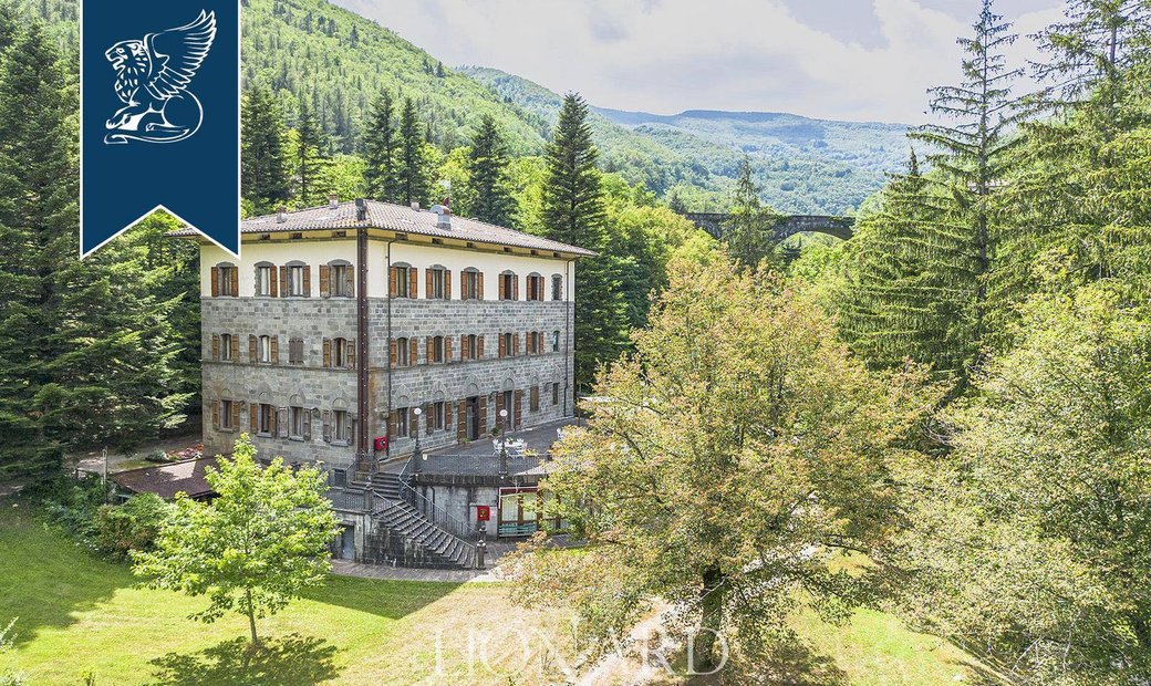 Elegant 19th Century Hotel On The Tuscan Mountains In Tuscany, Italy ...