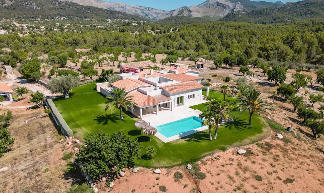 Mediterranean Finca Property With Panoramic In Calvia, Balearic Islands ...
