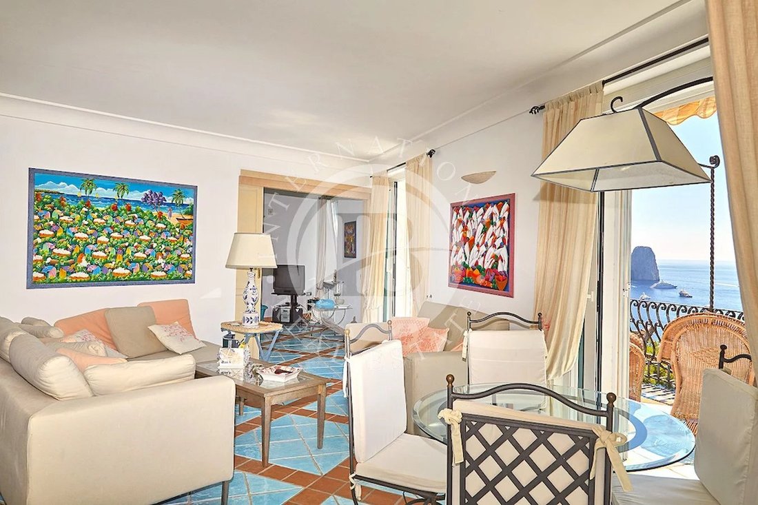 Sea View Apartment With Panoramic Terrace, Capri In Capri, Campania ...