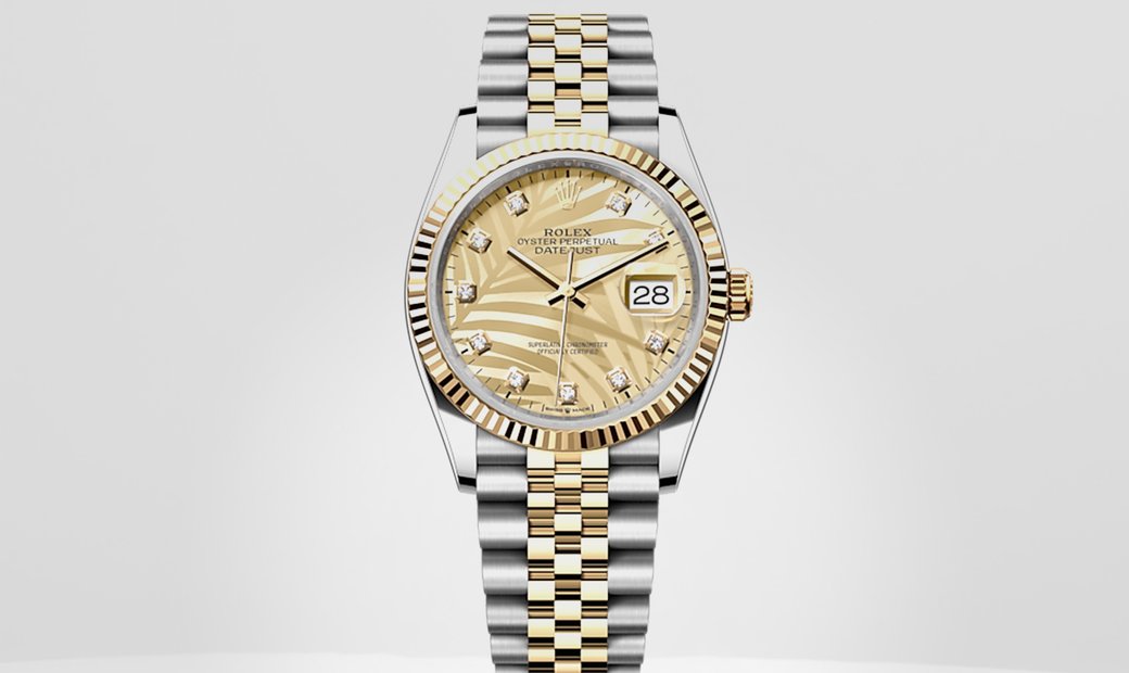 Rolex Datejust 36, Golden Palm Dial Diamonds, In Melbourne, Victoria ...