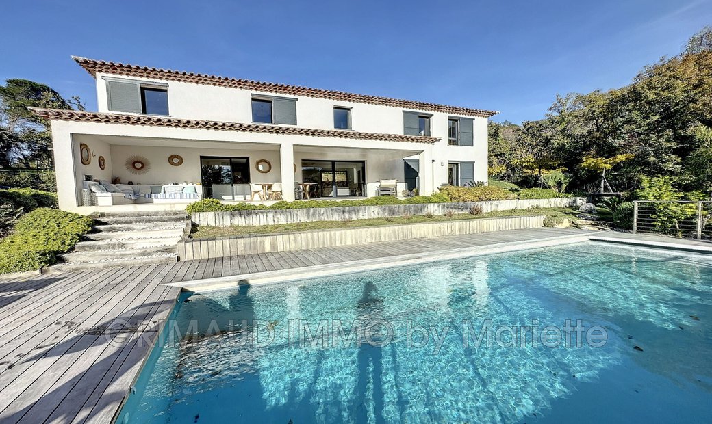 Belle Villa Récente Avec Joli In Grimaud, Provence Alpes Côte D'azur ...