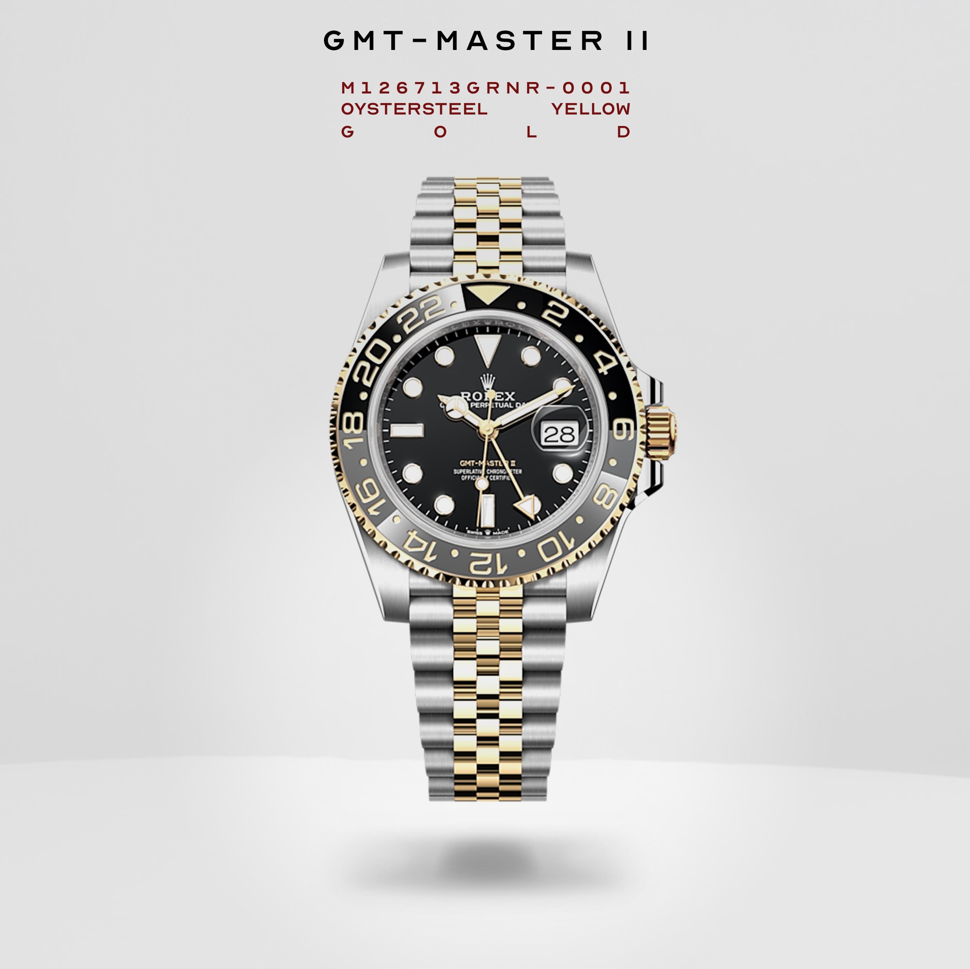 Rolex Gmt Master Ii Black Dial Yellow In Melbourne, Victoria, Australia ...