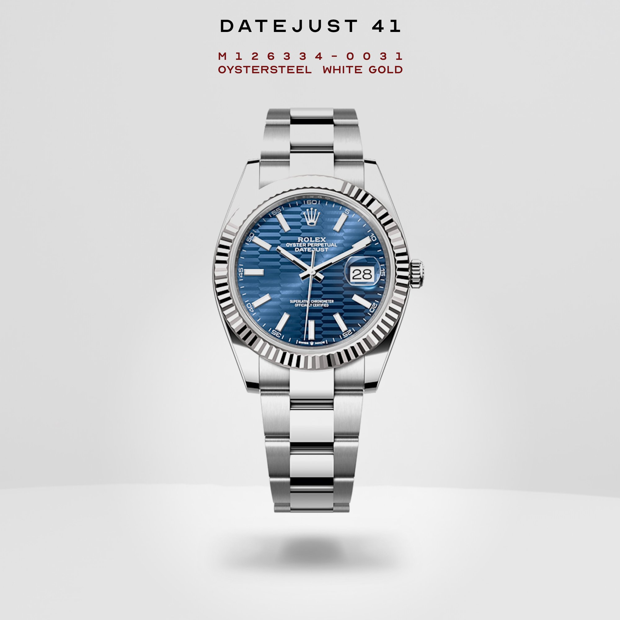 Rolex Datejust 41 Bright Blue, Fluted Motif In Melbourne, Victoria ...