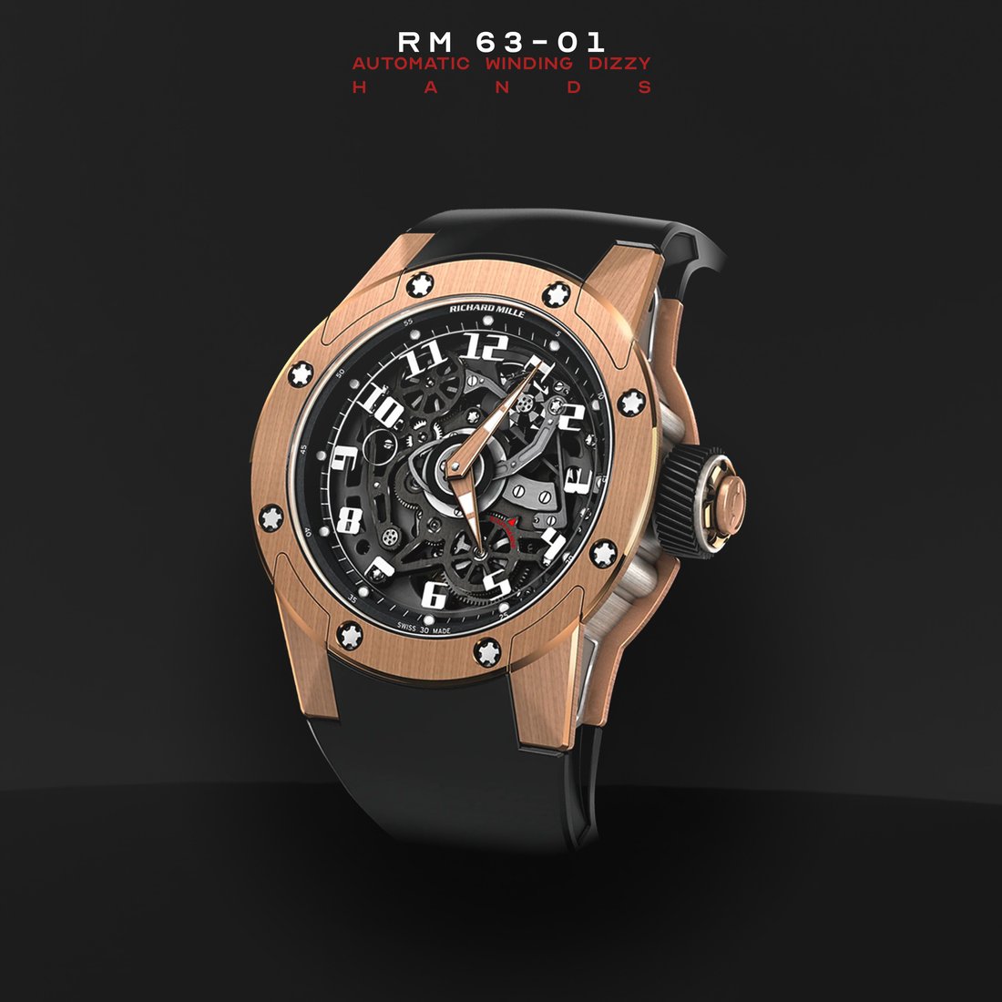 Rm 63 01 Automatic Winding Dizzy Hands In Melbourne, Victoria ...