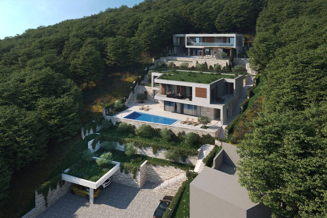 Omiš, A Villa Under Construction With In Borak, Split Dalmatia County ...