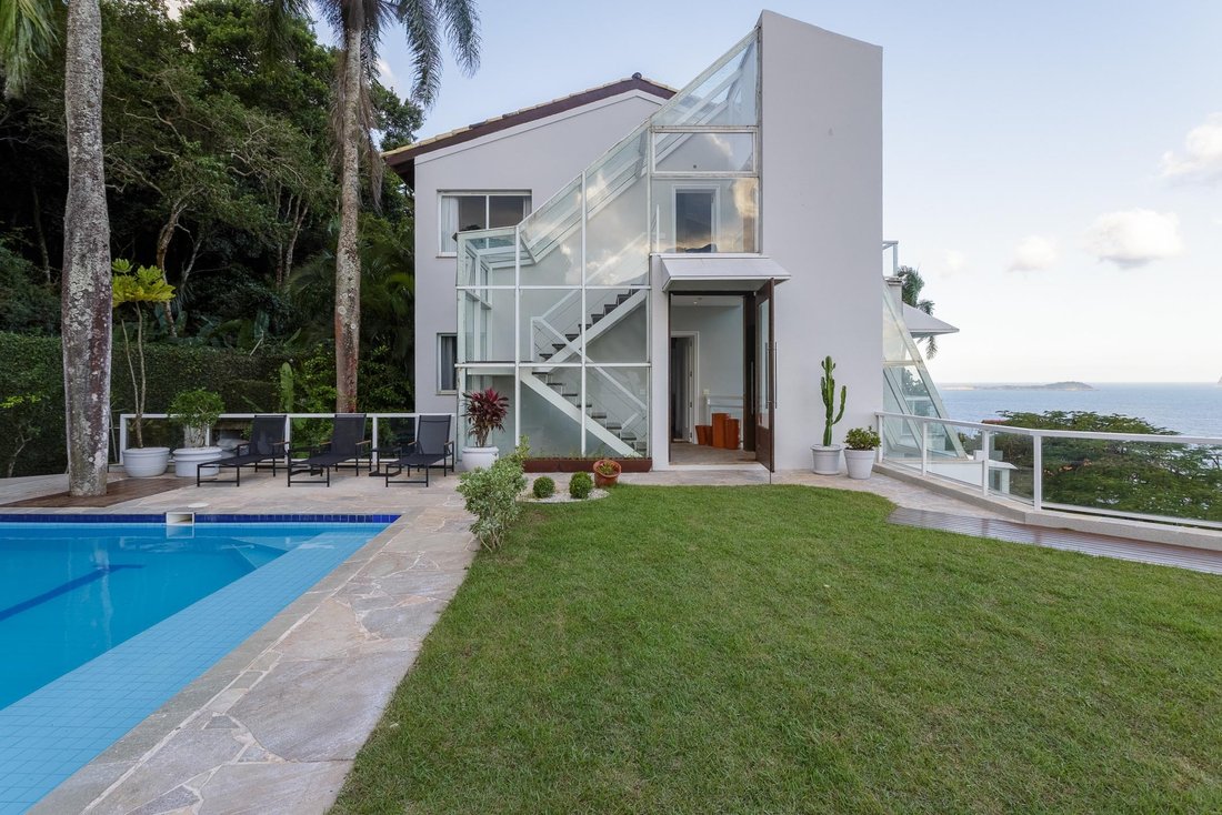 Beachfront House Inside A In Rio De Janeiro, State Of Rio De Janeiro ...