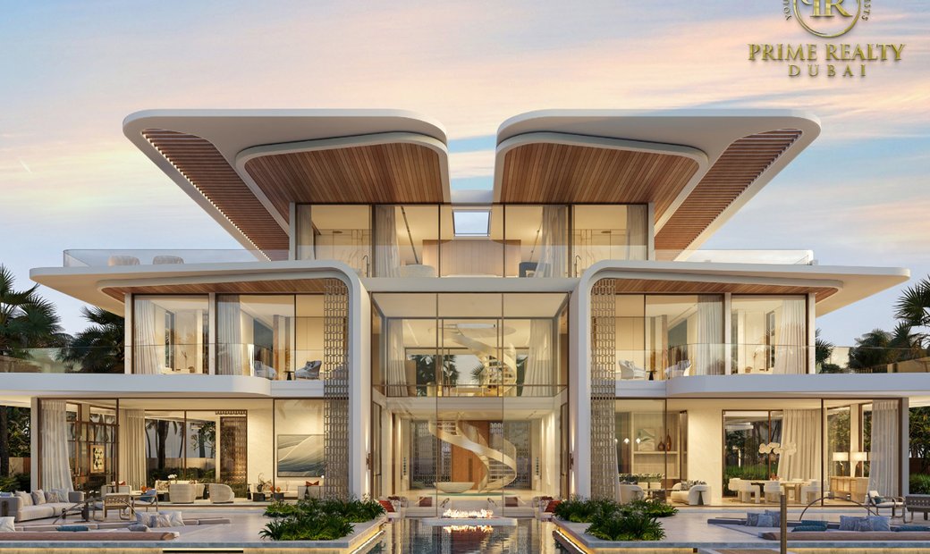 Frontline Ocean Villas On A Private In Dubai, Dubai, United Arab ...