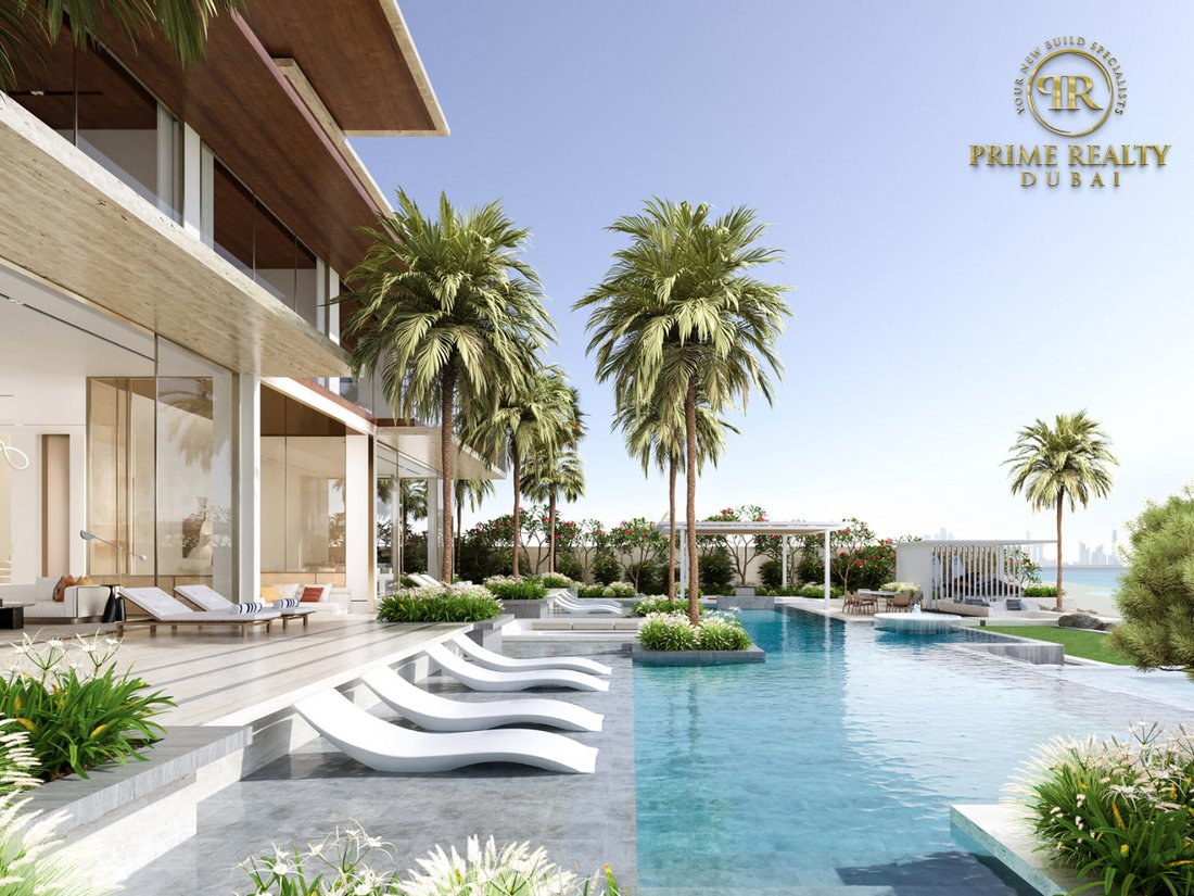 Frontline Ocean Villas On A Private In Dubai, Dubai, United Arab ...