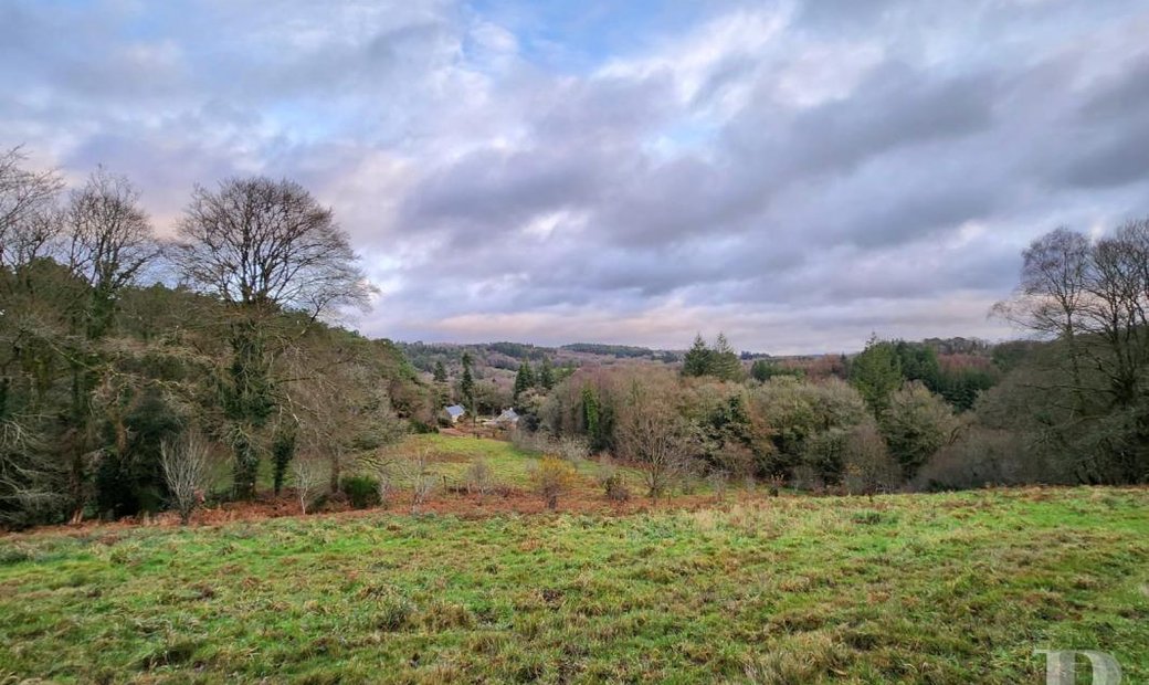 A 12 Hectare Property With Wooded, Undulating In Plouay, Brittany ...