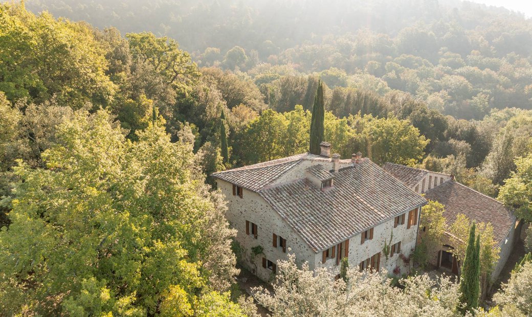 Beautiful Secluded Farmhouse In A Natural Park In Rosia, Tuscany, Italy ...