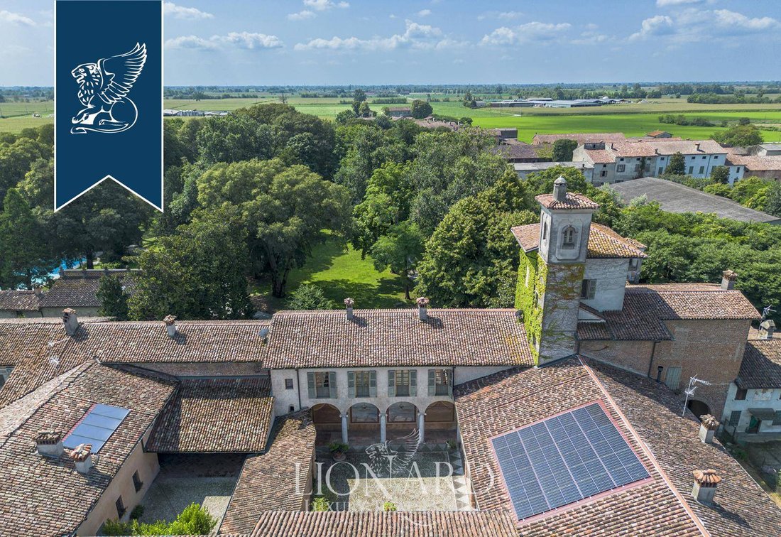 Medieval Complex With A Pool And A Tennis Court In Monasterolo ...