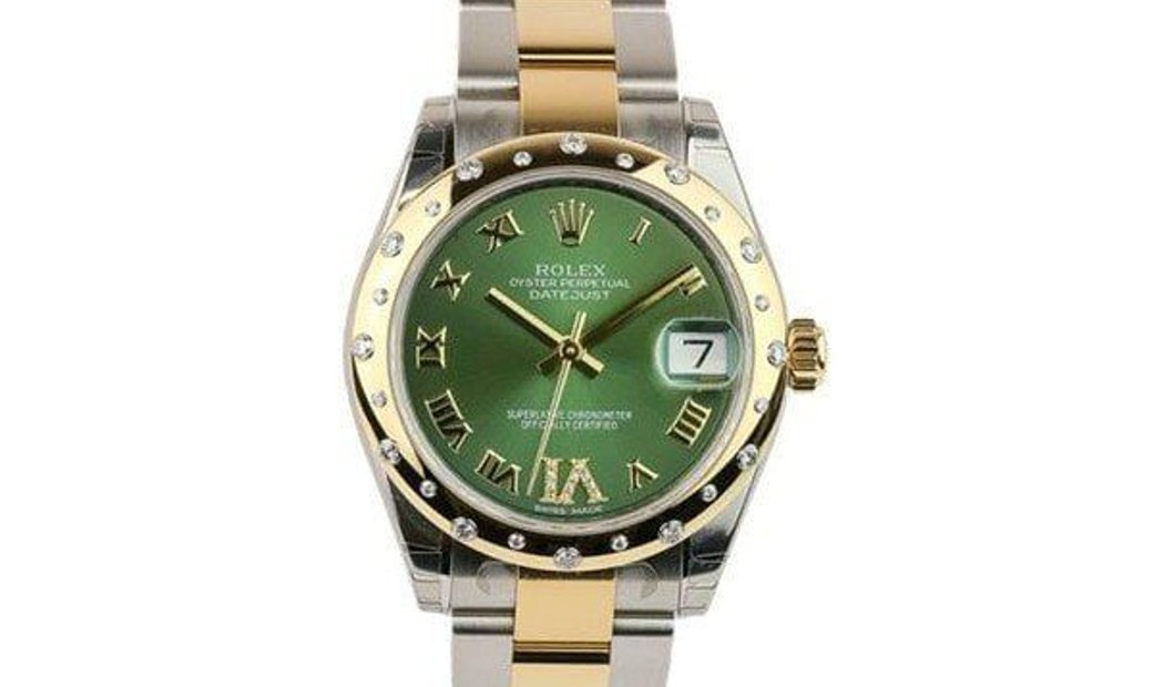 Rolex Datejust Stainless Steel & 18 Kt Yellow Gold 31 Mm Ladies Watch ...