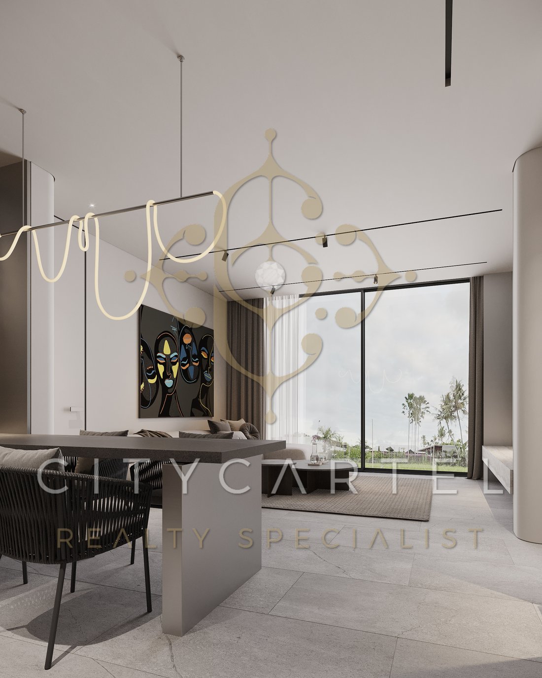 2 Bedroom Penthouse Apartment With Pool For In Canggu Beach, Bali ...