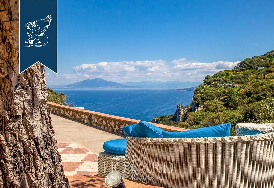 Exclusive Villa With A View Of The Sea On The Island In Capri, Campania ...