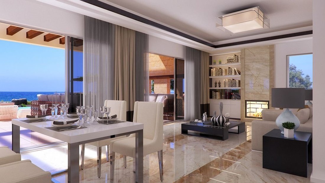 Five Bedroom Bungalow With Sea View In Neo In Neo Chorio, Paphos ...