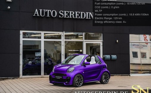 Purple Smart Fortwo for sale | JamesEdition