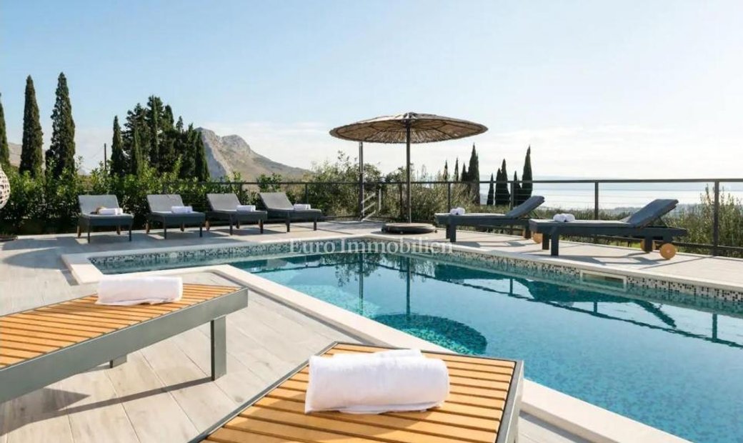 Modern Villa With Panoramic Sea Views, In Split, Split Dalmatia County ...