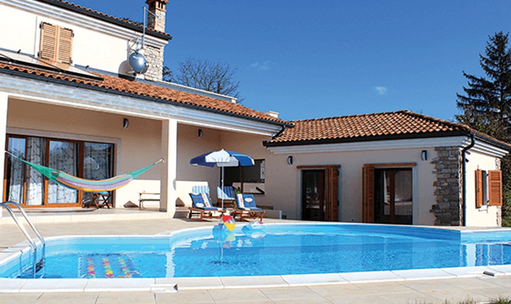 A Beautiful House With A Swimming Pool In A In žminj, Istria County ...