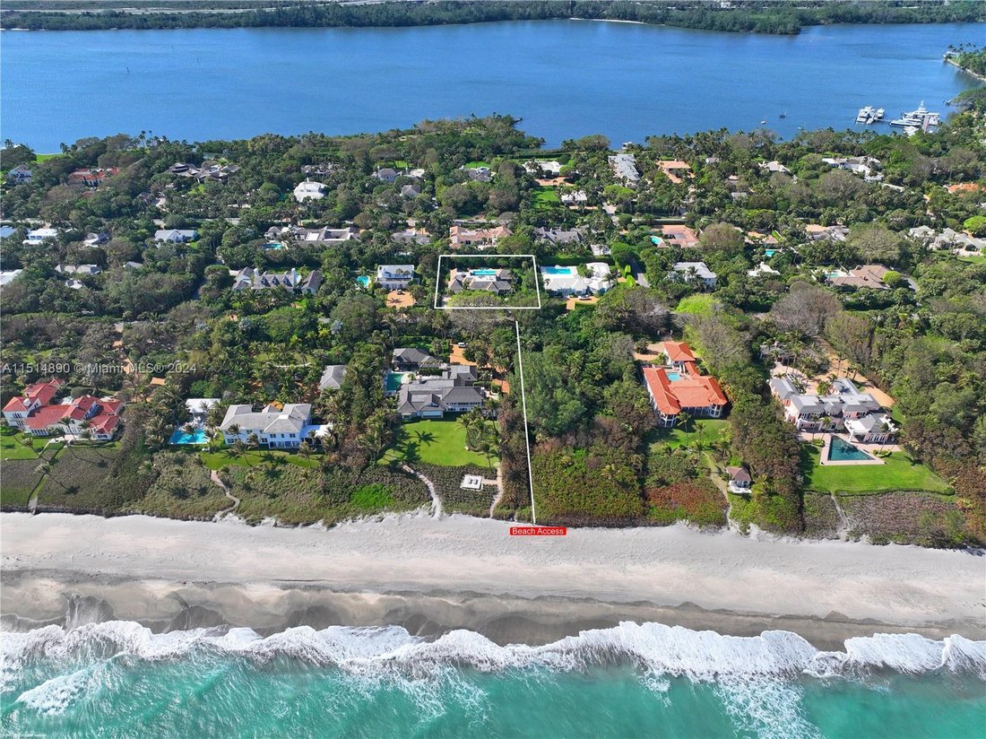 Beautiful Bermudian Style Home On Jupiter In Hobe Sound, Florida ...