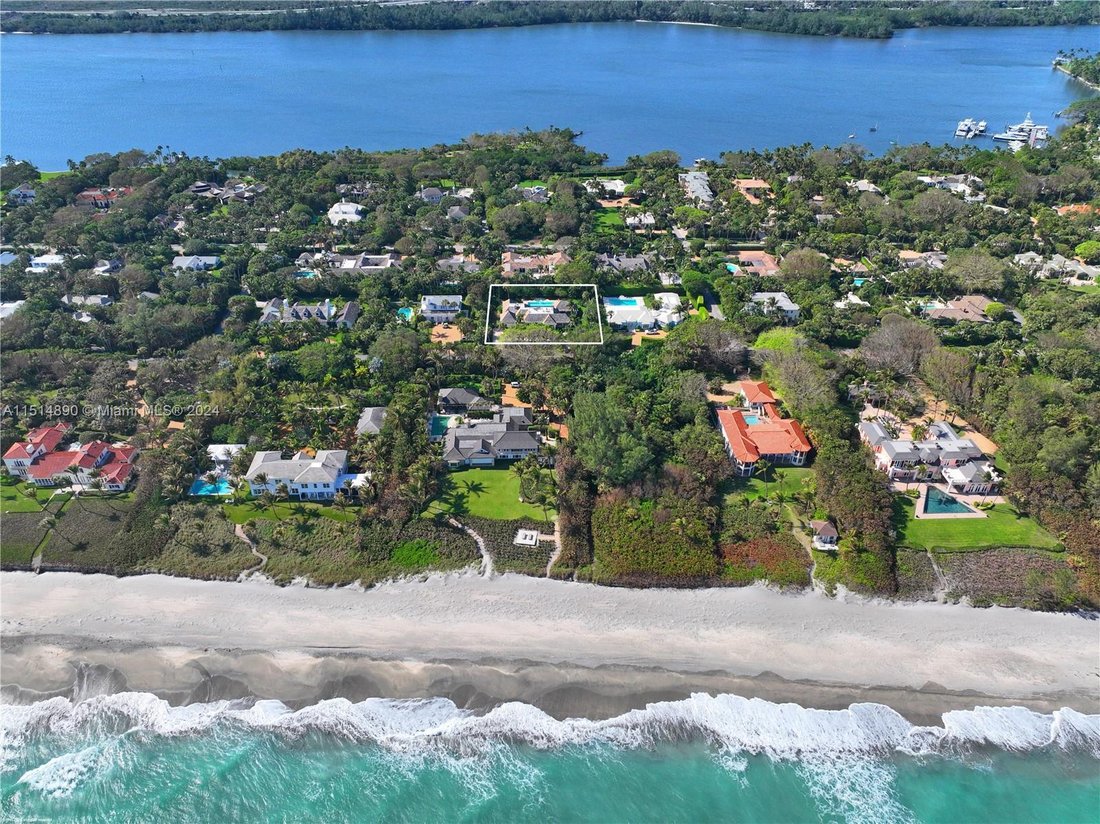 Beautiful Bermudian Style Home On Jupiter In Hobe Sound, Florida ...