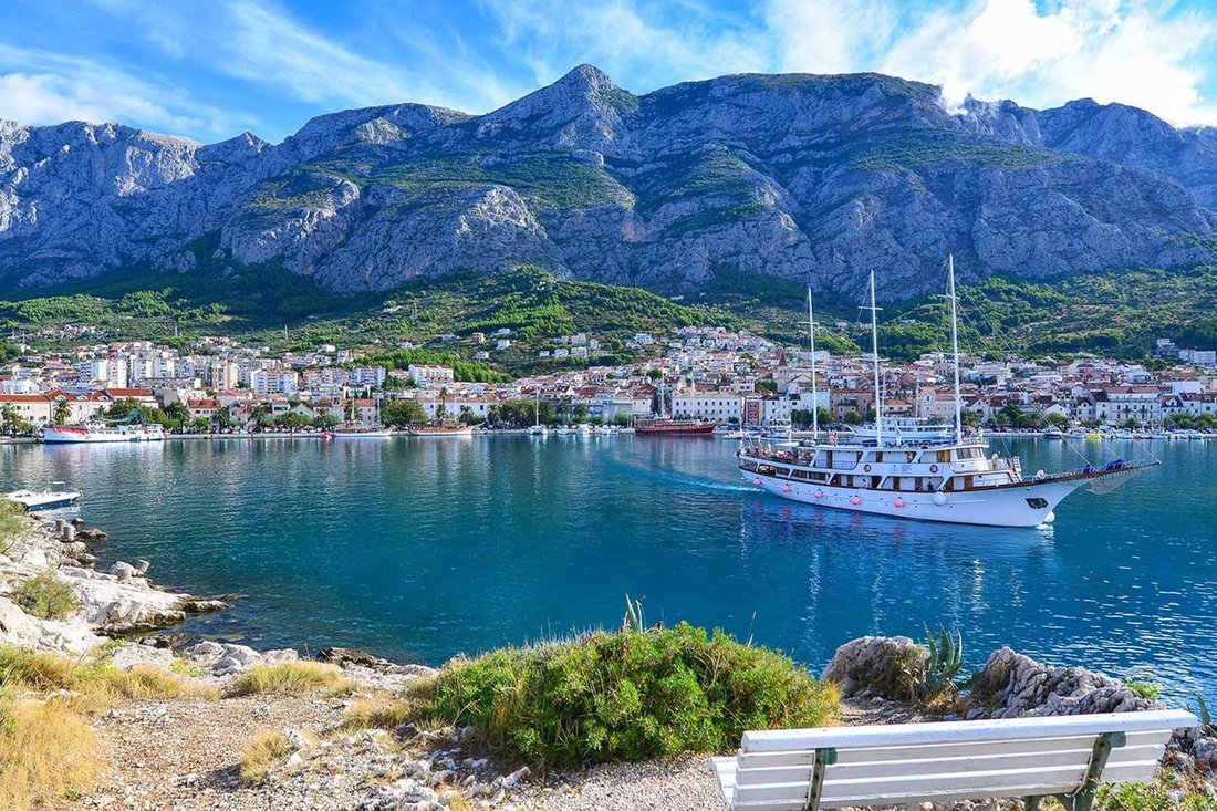 Makarska, Building Land In An In Makarska, Split Dalmatia County ...