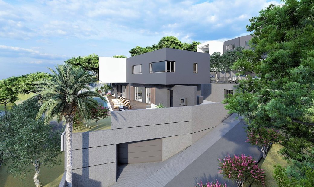 Trogir Area Modern Villa 'C' In Seget Donji, Split Dalmatia County ...