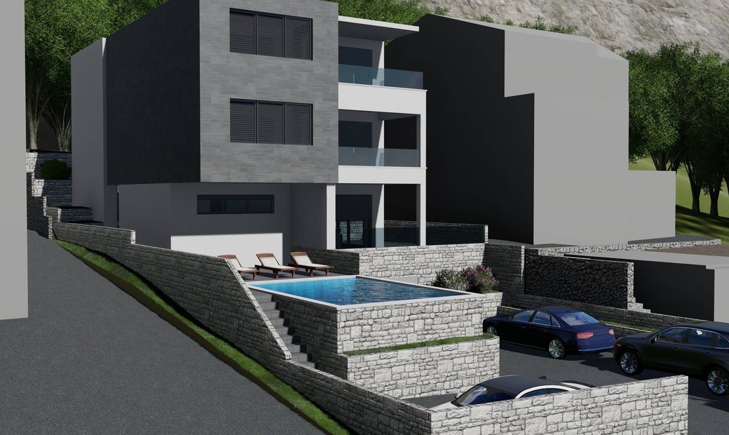 Krvavica, Newly Built In Krvavica, Baška Voda, Split Dalmatia County ...