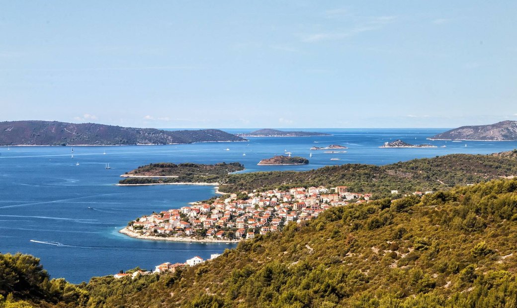 Čiovo, Slatine, A Beautiful In Slatine, Split Dalmatia County, Croatia ...