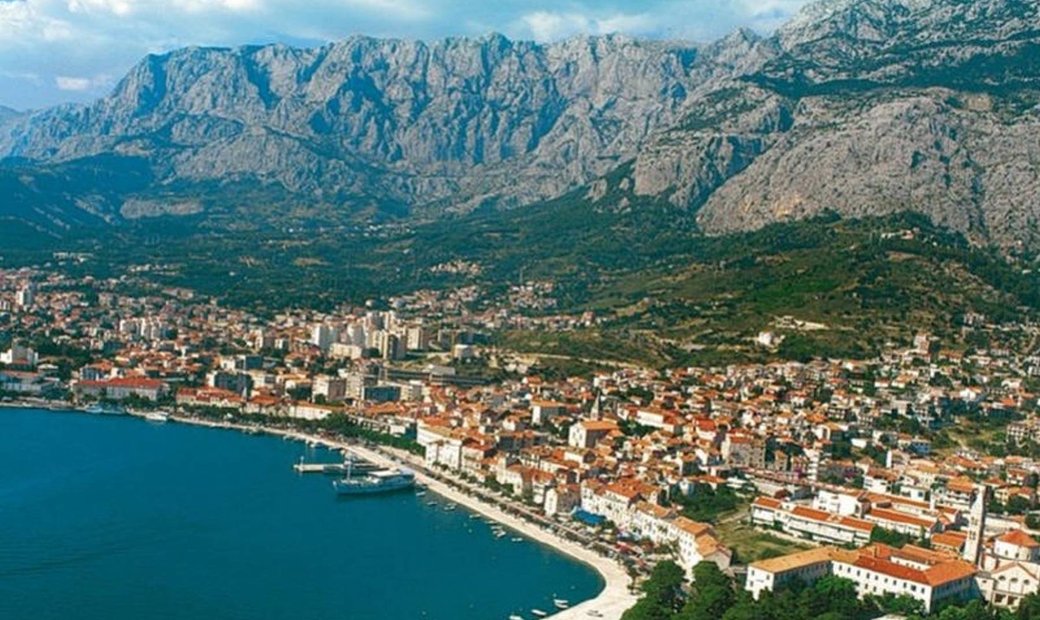 Makarska, Building Land With Sea In Makarska, Split Dalmatia County ...