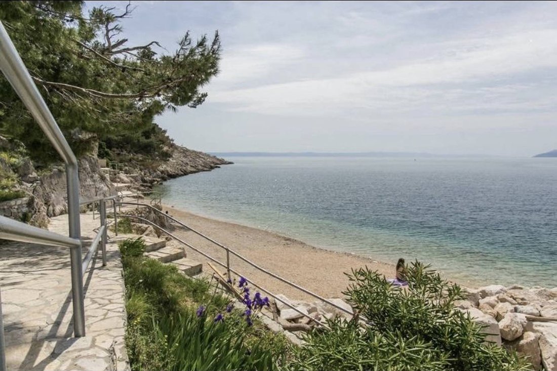 Makarska, Building Land With Sea In Makarska, Split Dalmatia County ...