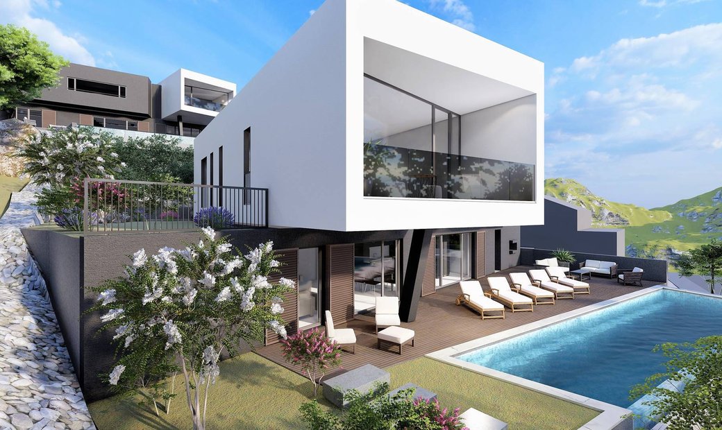 Trogir Area Modern Villa 'A' In Seget Donji, Split Dalmatia County ...