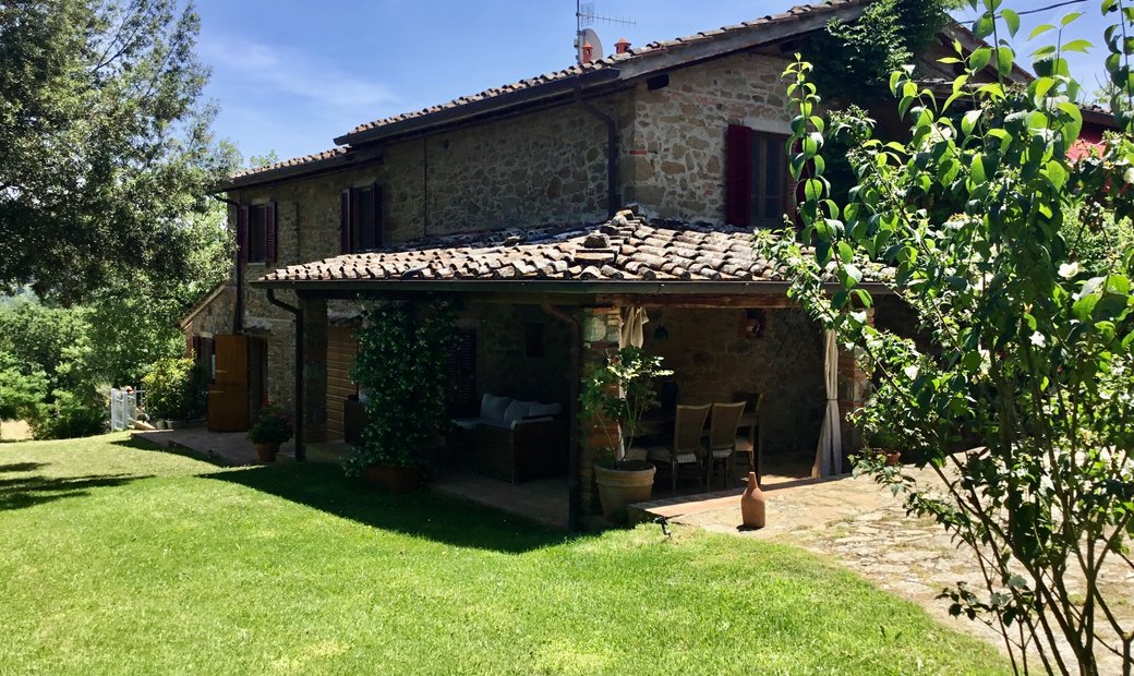 Independent Farmhouse With Pool On The Edge Of A In Ambra, Tuscany ...
