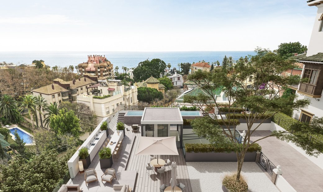 Luxury Apartment With Two Communal Swimming Pools In Málaga, Andalusia ...