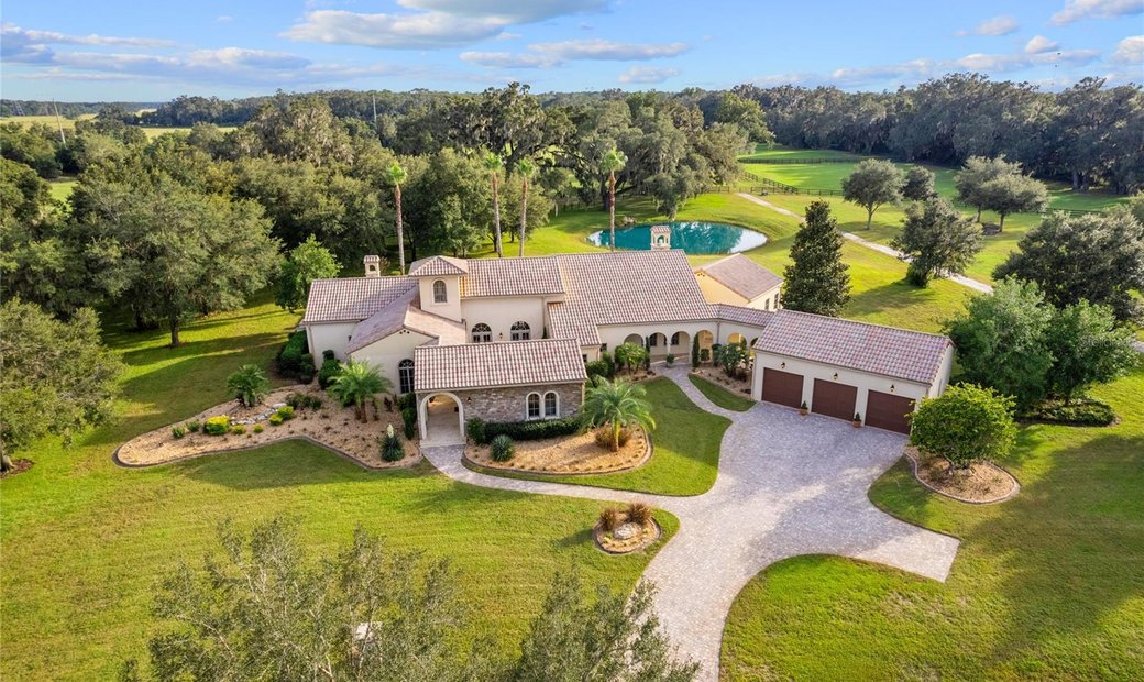 Custom Tuscan Estate In Ocala Horse In Dunnellon, Florida, United ...