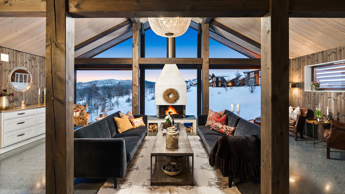 Unique, Spacious, And Luxurious Family Cabin In Beitostølen, Innlandet ...