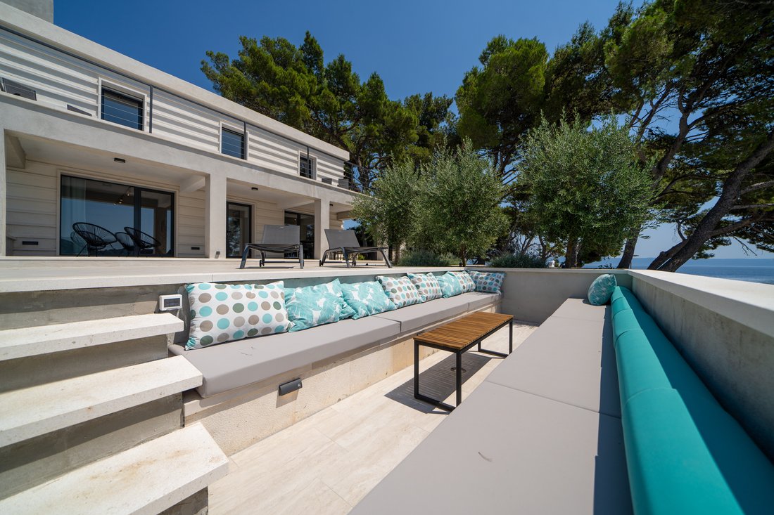 Magnificent New 1st Line Villa On In Sumartin, Split Dalmatia County ...