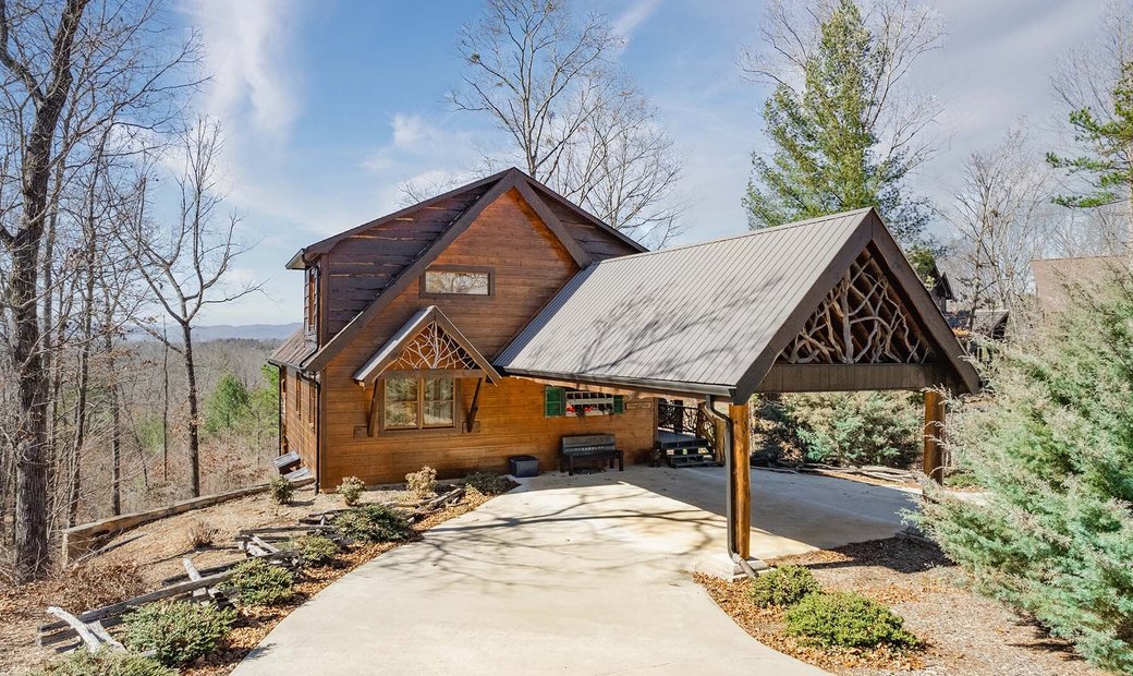 Unique Prow Front Cabin With Year Round Dans Mineral Bluff, Géorgie ...