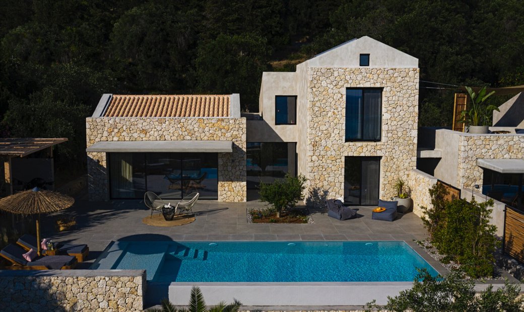 Villa Blue In Paralia Paramona, Greece For Rent (13883531)