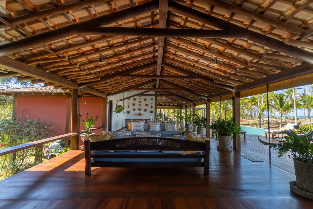 Stunning Beach House With 200 Meters Of In Canavieiras, State Of Bahia ...