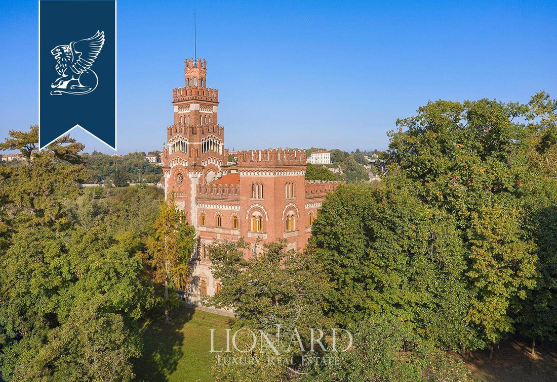 Wonderful Castle Of The Late 1800s In Crespi In Brembate, Lombardy ...